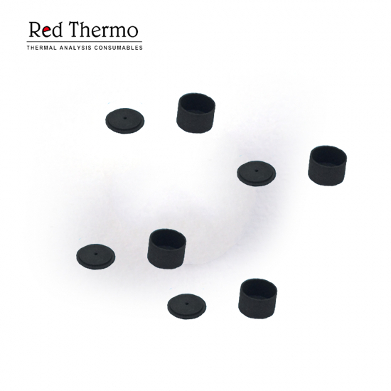 D5*5mm Graphite Crucible with lid Rigaku｜Red Thermo