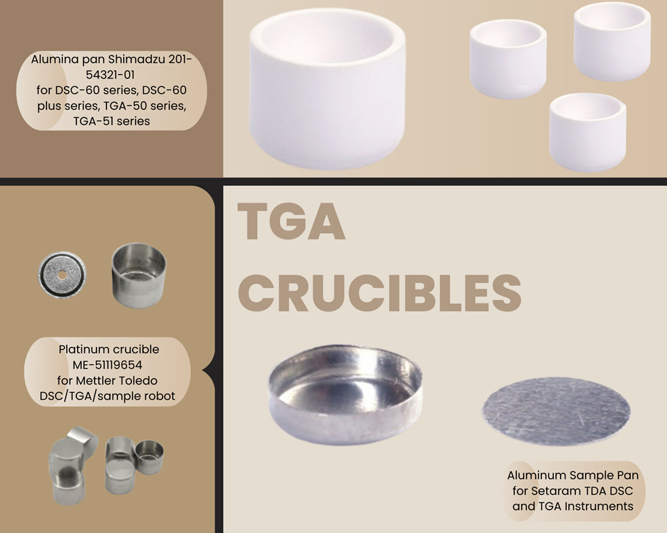 Simultaneous TGA-DSC Analysis with TGA Crucibles