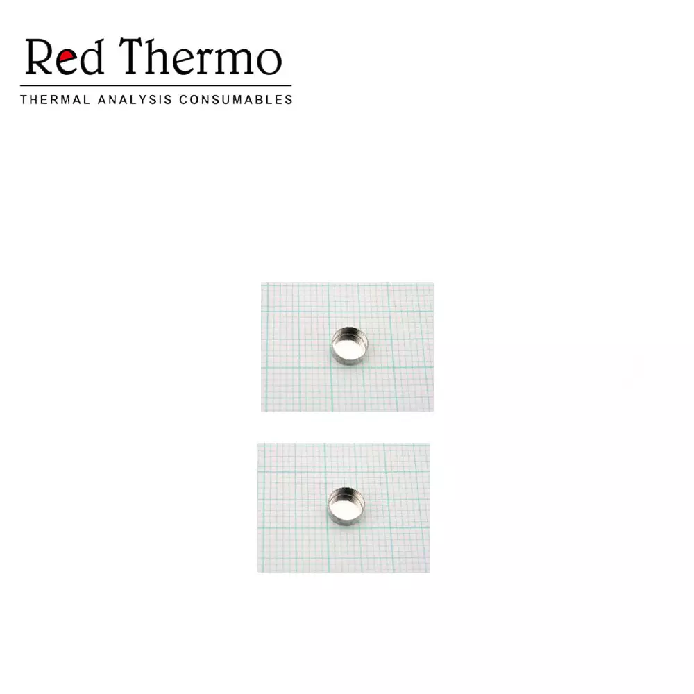 D5*2.5mm Aluminum Crucible w/lid Setaram｜Red Thermo